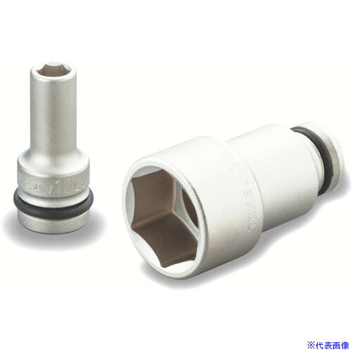 オレンジブック トラスコ中山　TRUSCOTONE 【店舗陳列用】インパクト用ロングソケット 14mm ハンガータイプ 〔品番:4NV14LHP〕[ 注番:8591854]特長●無電解メッキのインパクト用ソケットです。用途●ボルト・ナットの...