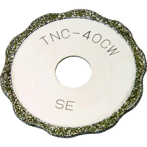 オレンジブック トラスコ中山　TRUSCOトップ工業(TOP) 塩ビ管内径カッター用波形替刃 〔品番:TNC40CW〕[ 注番:8595091]特長用途●立ち上げ塩ビ管の内面切断に。仕様●適合本体：TNC-40●品名：塩ビ管内径カッター用波...