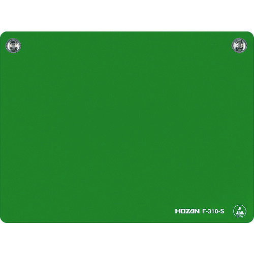 オレンジブック トラスコ中山　TRUSCOHOZAN ESD卓上マット グリーン 180×135 〔品番:F310S〕[ 注番:8598264]特長●卓上サイズの導電性カラーマットです。●ハサミやカッターで自分好みの形状にカットが可能です。...