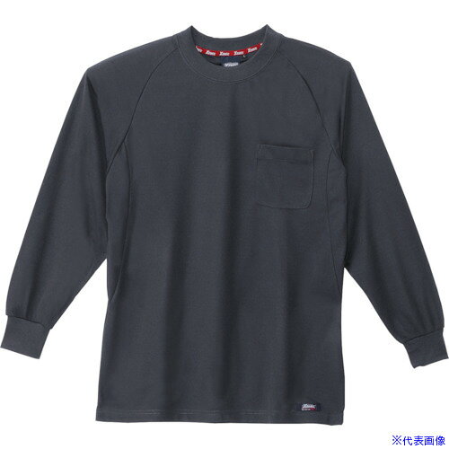 オレンジブック トラスコ中山　TRUSCOXEBEC 長袖Tシャツ6123−25−4L チャコールグレー 〔品番:6123254L〕[ 注番:8606614]特長●ポロシャツと同様に、ハニカムメッシュを使用したTシャツです。●優れた吸汗速乾...