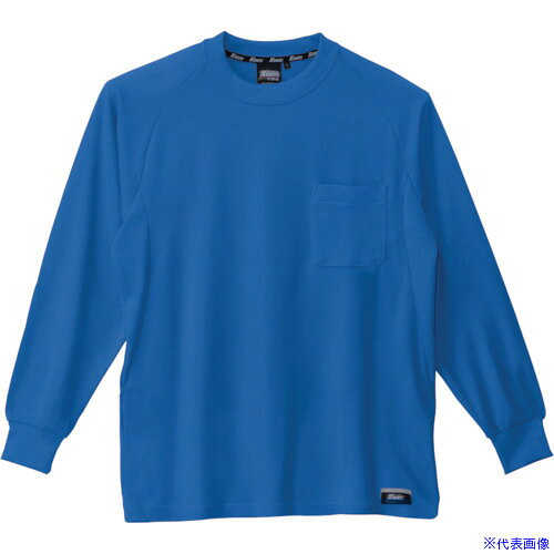 オレンジブック トラスコ中山　TRUSCOXEBEC 長袖Tシャツ6123−45−3L コバルトブルー 〔品番:6123453L〕[ 注番:8606627]特長●ポロシャツと同様に、ハニカムメッシュを使用したTシャツです。●優れた吸汗速乾性...