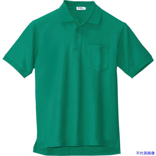オレンジブック トラスコ中山　TRUSCOXEBEC 半袖ポロシャツ6170−66−3L エメラルドグリーン 〔品番:6170663L〕[ 注番:8607131]特長●半袖タイプは夏服としての採用はもちろん、ショップやカフェなどのサービス業...