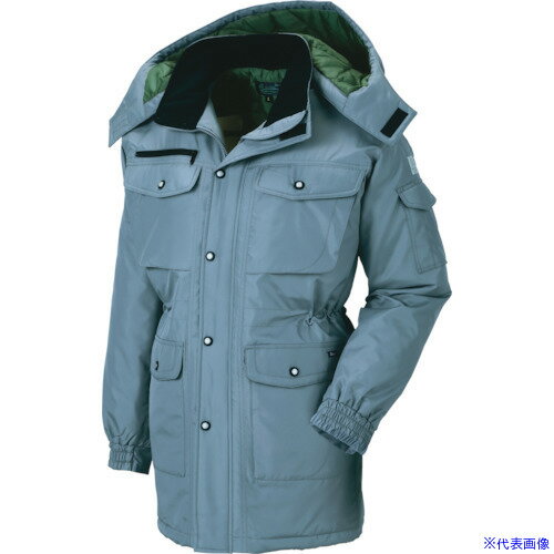 オレンジブック トラスコ中山　TRUSCOジーベック コート151-43-M 〔品番:15143M〕[ 注番:8612094]特長●上下左右にフラップポケットを備えた大収納力のコートです。用途●冬のあらゆる作業に。仕様●色：ブルーグレー●サ...