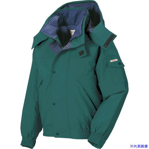 オレンジブック トラスコ中山　TRUSCOXEBEC 防寒ブルゾン532−60−M グリーン 〔品番:53260M〕[ 注番:8615475]特長●表地には防水性の高いタッサーを使用しています。●裏地には凹凸部分に空気を蓄えるワッフルライナ...