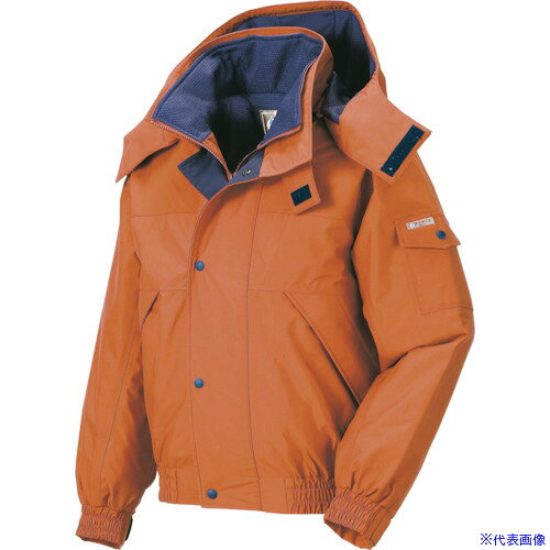 オレンジブック トラスコ中山　TRUSCOXEBEC 防寒ブルゾン532−82−5L オレンジ 〔品番:532825L〕[ 注番:8615478]特長●表地には防水性の高いタッサーを使用しています。●裏地には凹凸部分に空気を蓄えるワッフルラ...