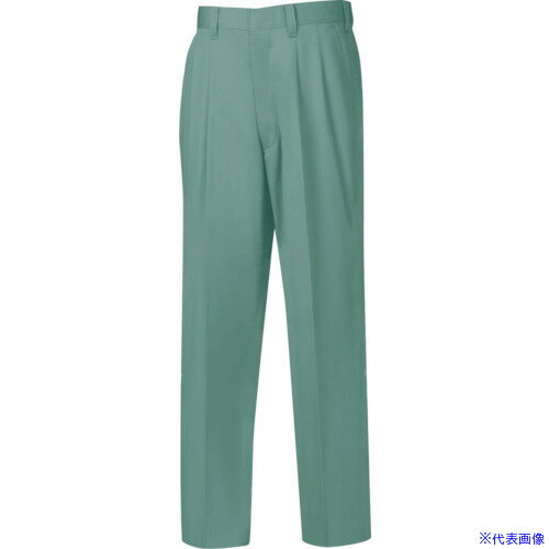 オレンジブック トラスコ中山　TRUSCOXEBEC スラックス9290−60−79 グリーン 〔品番:92906079〕[ 注番:8617780]特長●作業服としては王道のツータックデザインのスラックスです。●スッキリしたシルエットを守り...