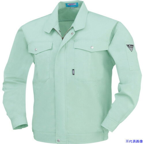 オレンジブック トラスコ中山　TRUSCOXEBEC 長袖ブルゾン9940−68−L ライトグリーン 〔品番:994068L〕[ 注番:8618543]特長●無地カラーのシンプルなデザインで、大きな胸ポケットや袖のペン差しのほか、ブルゾンに...