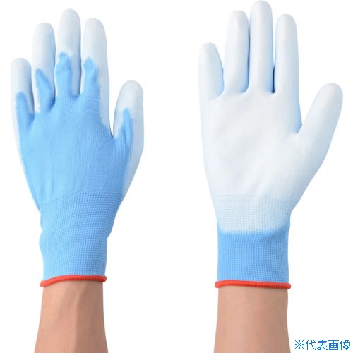 オレンジブック トラスコ中山　TRUSCOアトム ウレピタン ブルー L 〔品番:155810PL〕[ 注番:8619981]特長●フィット感に優れ、指先の細かい作業に最適です。●ホコリが発生しにくい長繊維で編まれています。●お得な10双パ...