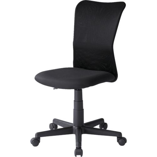 オレンジブック トラスコ中山　TRUSCOSANWA チェアメッシュタイプ 〔品番:SNCNET18BK2〕[ 注番:8641958]特長●簡易ランバーサポート機能付で、腰の疲れを低減します。●ガス圧高さ調節リフトによりレバーで座面の高さ調...