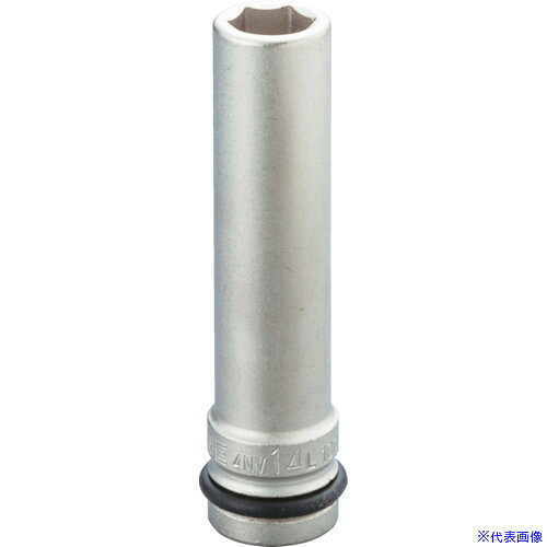 オレンジブック トラスコ中山　TRUSCOTONE インパクト用超ロングソケット 対辺寸法36mm 751g 〔品番:4NV36L100HP〕[ 注番:8642428]特長●外観品質と防錆力の向上を図った無電解めっき仕様のインパクト用超ロン...