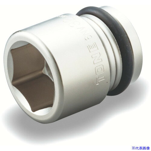 オレンジブック トラスコ中山　TRUSCOTONE インパクト用ソケット 対辺寸法32mm ハンガータイプ 全長55mm 〔品番:6NV32HP〕[ 注番:8642550]特長●無電解メッキのインパクト用ソケットです。用途●ボルト・ナットの...