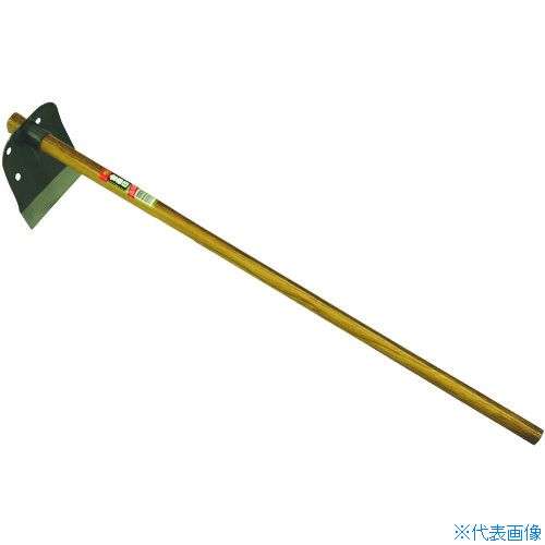 オレンジブック トラスコ中山　TRUSCO金象 便利鍬 柄共 〔品番:070450〕[ 注番:8681946]特長●頭部と柄の取り付けはクサビを必要としない追い込みタイプです。●溝などの清掃時に便利な水抜き用の穴が開いています。用途●家庭菜...