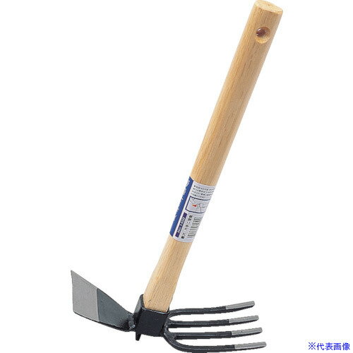 オレンジブック トラスコ中山　TRUSCOGS 兼次 片手二徳鍬 〔品番:1450〕[ 注番:8682089]特長●鍬と熊手の二役をこなします。用途●土おこし、土造りに。仕様●全長(mm)：385●高さ(mm)：220仕様2●巾(mm)：7...
