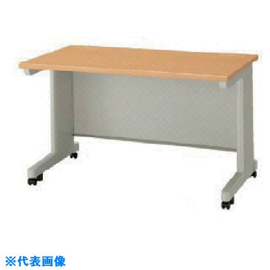 オレンジブック トラスコ中山　TRUSCONAIKI 平デスク(キャスター引出無し NED型/天板:ライトバーチ木目 本体:ウォームホワイト/W800×D800×H700 〔品番:NED088FCDNAWL〕[ 注番:8685668]特長●...