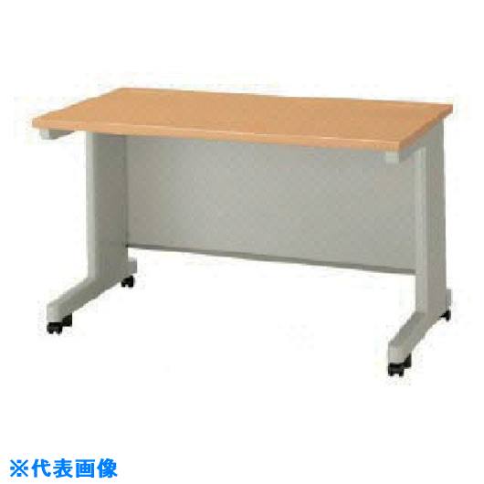オレンジブック トラスコ中山　TRUSCONAIKI 平デスク(キャスター引出無し NED型/天板:ライトバーチ木目 本体:ウォームホワイト/W1000×D700×H700 〔品番:NED107FCDNAWL〕[ 注番:8685677]特長...