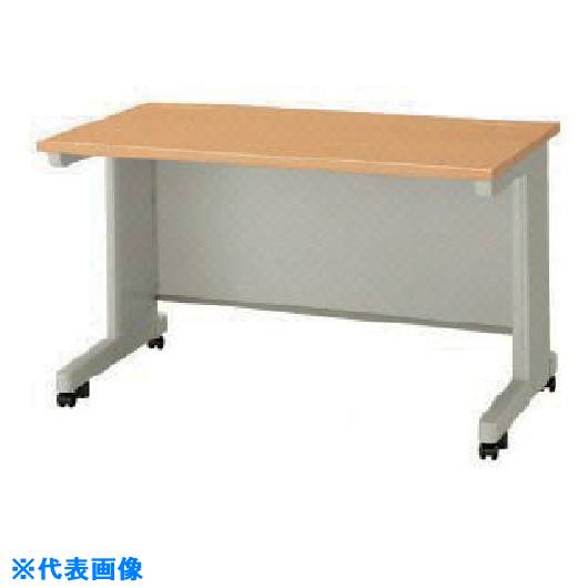 オレンジブック トラスコ中山　TRUSCONAIKI 平デスク(キャスター引出無し NED型/天板:ライトバーチ木目 本体:ウォームホワイト/W1100×D700×H700 〔品番:NED117FCDNAWL〕[ 注番:8685697]特長...