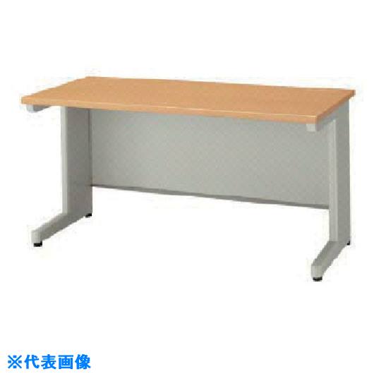 オレンジブック トラスコ中山　TRUSCONAIKI 平デスク(引出し無し) NED型/天板:ライトバーチ木目 本体:ウォームホワイト/W1200×D700×H700 〔品番:NED127FDNAWL〕[ 注番:8685727]特長●情報通...