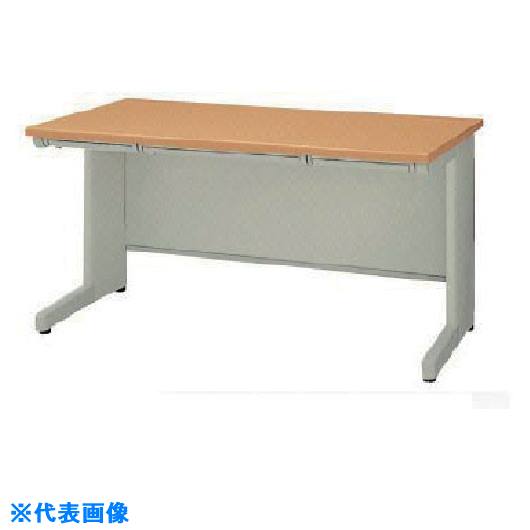オレンジブック トラスコ中山　TRUSCONAIKI 平デスク NED型/天板:ライトバーチ木目 本体:ウォームホワイト/W1400×D800×H700 〔品番:NED148FAWL〕[ 注番:8685753]特長●情報通信をサポートするベ...