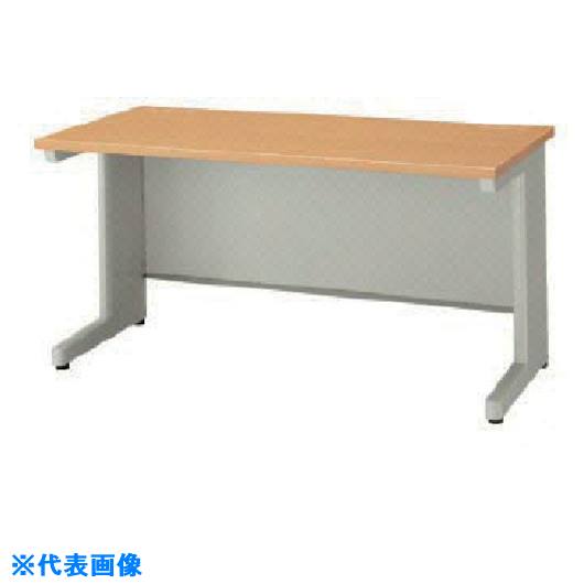 オレンジブック トラスコ中山　TRUSCONAIKI 平デスク(引出し無し) NED型/天板:ライトバーチ木目 本体:ウォームホワイト/W1600×D800×H700 〔品番:NED168FDNAWL〕[ 注番:8685774]特長●情報通...