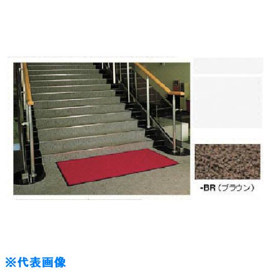 オレンジブック トラスコ中山　TRUSCONAIKI マット W900×D1500×H9 〔品番:SNL0915BR〕[ 注番:8686313]特長仕様●外寸法W：900●外寸法D：1500●外寸法H：9●材質：ナイロンパイル100%/パイ...