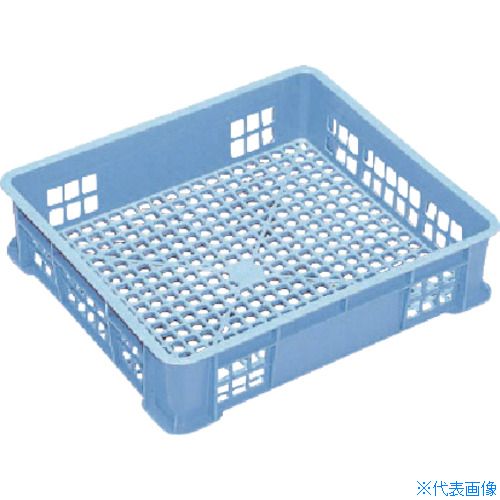オレンジブック トラスコ中山　TRUSCORISU トレーコンテナーT−17 238302 青 〔品番:T17〕[ 注番:8687173]特長●通気性が良く惣菜や日配品のトレー等の運搬・保管に便利です。用途●惣菜・日配品などのトレーの配送・...