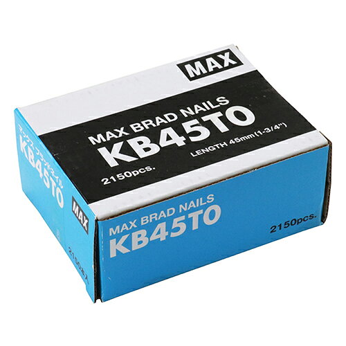 商品の特徴 ◆マックス MAX ブラッドネイル KB45T0 ブラッドネイラ専用釘です。 ブラッドネイラ専用釘。単層フロア材に使用しても割れづらく、保持力もフロア釘同等です。 製品仕様 ●連結形状・連結方法：接着剤。 商品サイズ：約116×...
