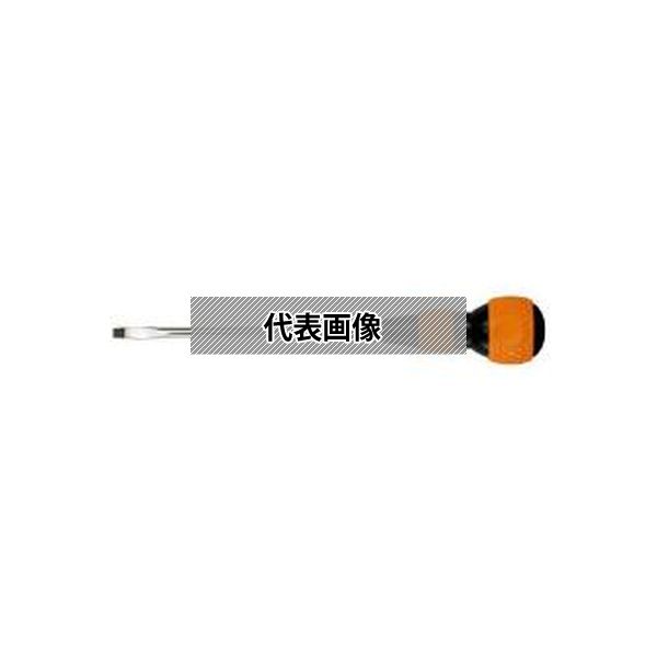 【ご注意：画像は代表画像です。カラーやサイズは商品名を必ずご確認下さい。】用途—商品説明ネジに余裕の締めつけ力。刃先は、高精度のブラックポイント加工。弾力グリップで強力締め付け。商品スペック先端形状：マイナス先端サイズ(mm)：6.0(刃幅...