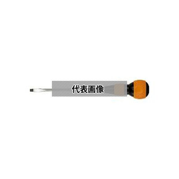 【ご注意：画像は代表画像です。カラーやサイズは商品名を必ずご確認下さい。】用途—商品説明ネジに余裕の締めつけ力。刃先は、高精度のブラックポイント加工。弾力グリップで強力締め付け。商品スペック先端形状：マイナス先端サイズ(mm)：6.0(刃幅...