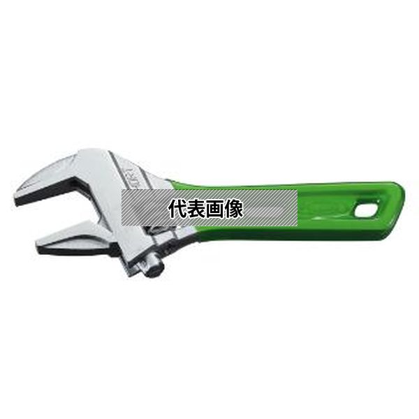 【ご注意：画像は代表画像です。カラーやサイズは商品名を必ずご確認下さい。】用途●ボルト・ナットの締め付けからゆるめ作業に。商品説明手のひらサイズで込み入った狭い空間での作業に最適。ショートタイプで目盛付き。口開きワイドで軽い・薄いスケルトン...
