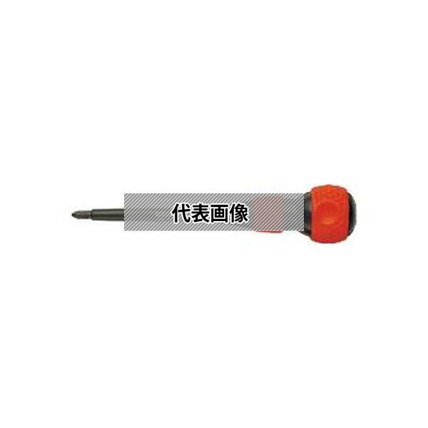 【ご注意：画像は代表画像です。カラーやサイズは商品名を必ずご確認下さい。】用途—商品説明軸部を樹脂でカバー。ショートを防止。ネジに余裕の締めつけ力。弾力グリップで強力締め付け。商品スペック先端形状：プラス先端サイズ(mm)：No.2全長(m...