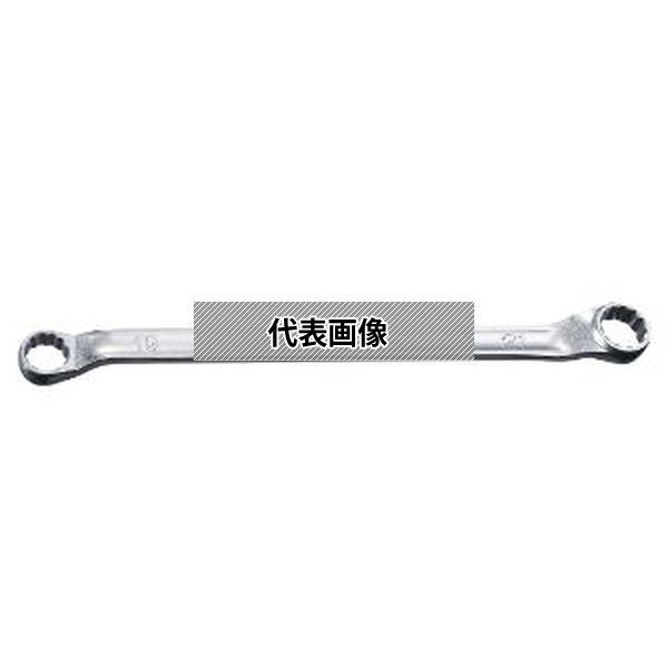 【ご注意：画像は代表画像です。カラーやサイズは商品名を必ずご確認下さい。】用途●ボルト・ナットの着脱。商品説明45度×6度オフセットは狭い箇所でも使いやすい本締め仕様。従来品より10%軽量化。(30×32除く)12角めがねは面接触タイプを採...