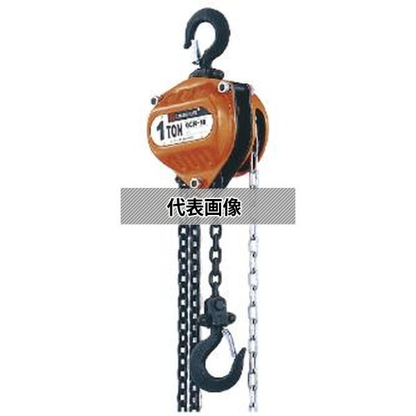 【ご注意：画像は代表画像です。カラーやサイズは商品名を必ずご確認下さい。】用途●荷の積み降ろしに。●果樹の引抜に。●配管工事に。商品説明操作性に優れた、使いやすいコンパクト設計！主軸受部には荷揚げを効率良くするニードルベアリング使用。衝撃に...