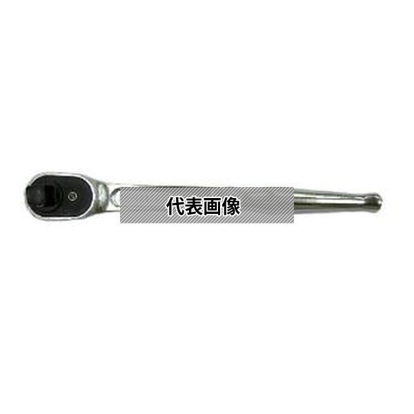【ご注意：画像は代表画像です。カラーやサイズは商品名を必ずご確認下さい。】用途—商品説明軽快なラチェット機構で使いやすいハンドルです。商品スペック差込角(mm)：9.5歯数：30注意事項切り替えレバーを確実に切り替えてからご使用ください。ボ...