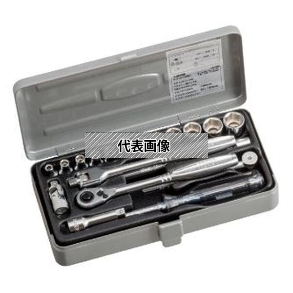 【ご注意：画像は代表画像です。カラーやサイズは商品名を必ずご確認下さい。】用途—商品説明デラックスセット。グッドデザイン賞受賞製品採用。商品スペックソケット形状：6角差込角(mm)：6.35セット品(点)：19質量(kg)：1.2化粧箱寸法...