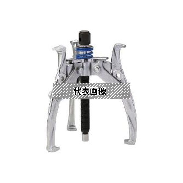 【ご注意：画像は代表画像です。カラーやサイズは商品名を必ずご確認下さい。】用途●機械産業などのギヤ・プーリ・ベアリングを引き抜く専用工具●2本爪型より荷重が安定商品説明ばねの力により爪が閉じるため、引抜き物にセットし易く、作業性が抜群です。...