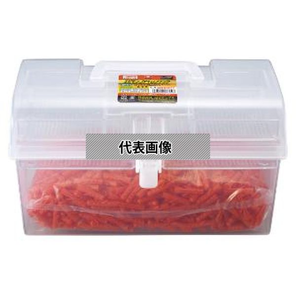 【ご注意：画像は代表画像です。カラーやサイズは商品名を必ずご確認下さい。】用途●コンクリート・ALC・タイル・モルタル・ブロック・レンガ等への器材取付に。商品説明エビモンゴナイロンプラグの徳用セット！樹脂ケース入りで、保管・持ち運びに最適！...