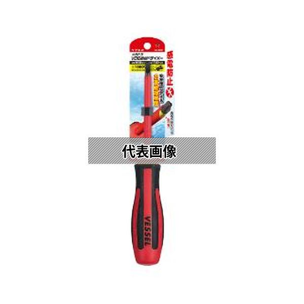 【ご注意：画像は代表画像です。カラーやサイズは商品名を必ずご確認下さい。】用途—商品説明六角断面の対角部にクッション性を持たせたフラットサーフェスグリップ。VDE7項目の厳しい試験(IEC60900)に合格。二重絶縁被覆軸部の被覆はがれが識...