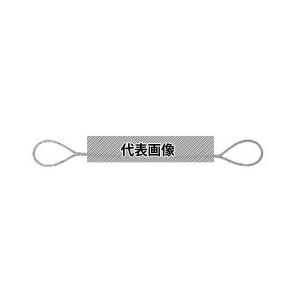 【ご注意：画像は代表画像です。カラーやサイズは商品名を必ずご確認下さい。】用途●荷の吊り上げに。商品説明JISワイヤー使用。6×24O/O。パッケージ入。商品スペック使用荷重(t)：1.2長さ(m)：2径(mm)：12アイ寸法(mm)：22...