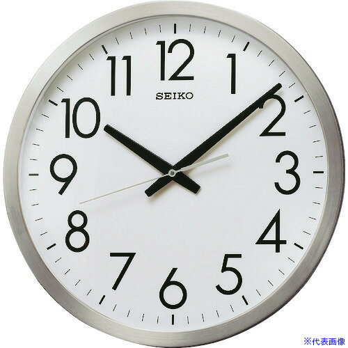 オレンジブック トラスコ中山　TRUSCOSEIKO クオーツ掛時計 オフィスクロック 直径350×34 金属枠 〔品番:KH409S〕[ 注番:0006769]特長●秒針連続運針ですので、音が気になりません。仕様●直径(mm)：350●厚...