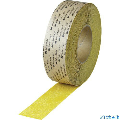オレンジブック トラスコ中山　TRUSCO3M セーフティ・ウォーク 滑り止めテープ タイプSB 黄 50mmX5m 平面用 〔品番:SBYEL50X5〕[ 注番:0011363]特長●一般的な平面でご使用ください。●裏紙をはがして貼るだけ...