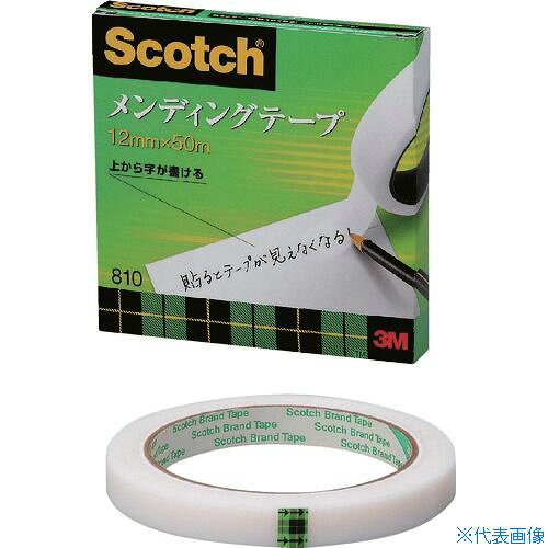 オレンジブック トラスコ中山　TRUSCO3M メンディングテープ 12mmX50m 巻芯径76mm 〔品番:810312〕[ 注番:0018619]特長●コピーやスキャンをしても影がでません。●貼るとテープがほとんど見えなくなり上質な仕上...