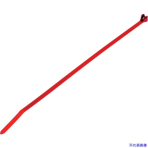 オレンジブック トラスコ中山　TRUSCOPANDUIT ステンレス爪ロック式ナイロン結束バンド 赤色 幅4.7mm 長さ305mm 100本入り BT3S−C2 〔品番:BT3SC2〕[ 注番:1005785]特長●ロック部の爪に経年変化...