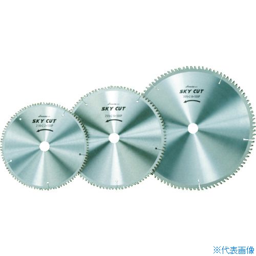 オレンジブック トラスコ中山　TRUSCOハウスB.M チップソー スカイカット 合板用 255×100P 〔品番:WD25510〕[ 注番:1027164]特長●切断面がきれいに切れます。用途●合板、化粧板用。仕様●外径(mm)：255●...
