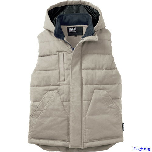 オレンジブック トラスコ中山　TRUSCOXEBEC 防寒ベスト213-39-4L サンドベージュ 〔品番:213394L〕[ 注番:1027511]特長●綿100％ ヘリンボーン素材のカジュアル防寒ベストです。用途●冬のあらゆる作業に。仕...