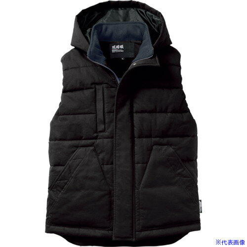 オレンジブック トラスコ中山　TRUSCOXEBEC 防寒ベスト213-90-L ブラック 〔品番:21390L〕[ 注番:1027520]特長●綿100％ ヘリンボーン素材のカジュアル防寒ベストです。用途●冬のあらゆる作業に。仕様●色：ブ...