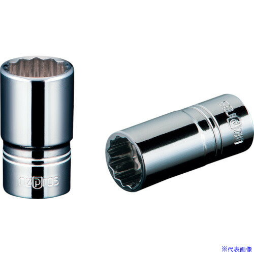 オレンジブック トラスコ中山　TRUSCOnepros 6.3sq.セミディープソケット(十二角) 対辺寸法12mm 全長32mm 〔品番:NB2M12W〕[ 注番:1028590]特長●接触面をより大きくすることで薄肉部への応力の集中を低...