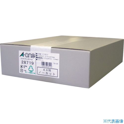 オレンジブック トラスコ中山　TRUSCO3M ラベルシール(プリンタ兼用)1面 (500枚入) 〔品番:28719〕[ 注番:1038835]特長仕様仕様2●ラベルシール(プリンタ兼用)1面　(500枚入)材質/仕上セット内容/付属品注意...
