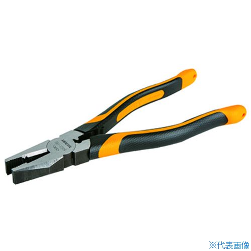 オレンジブック トラスコ中山　TRUSCOメリー 圧着ペンチ 185mm 〔品番:6050185〕[ 注番:1041479]特長●握り部分に適度な滑り止めを施してあります。●ローレット加工を施してあり、ナットなども回せます。●本品で脱皮と圧...