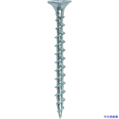オレンジブック トラスコ中山　TRUSCODAIDOHANT ユニクロ コーススレッド ラッパ頭 3.8×51 (約1000本入) 〔品番:00045216〕[ 注番:1045931]特長●ねじ山の間隔が長く（粗目）ねじの溝が深い、電動工具...