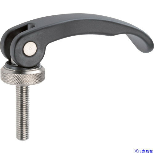 オレンジブック トラスコ中山　TRUSCOHALDER 偏心クイッククランプレバー オネジ付 調節リング付 ステンレス鋼 82mm M8 〔品番:23390.0322〕[ 注番:1057033]特長●部品を、素早く確実に取り付け・取り外しで...